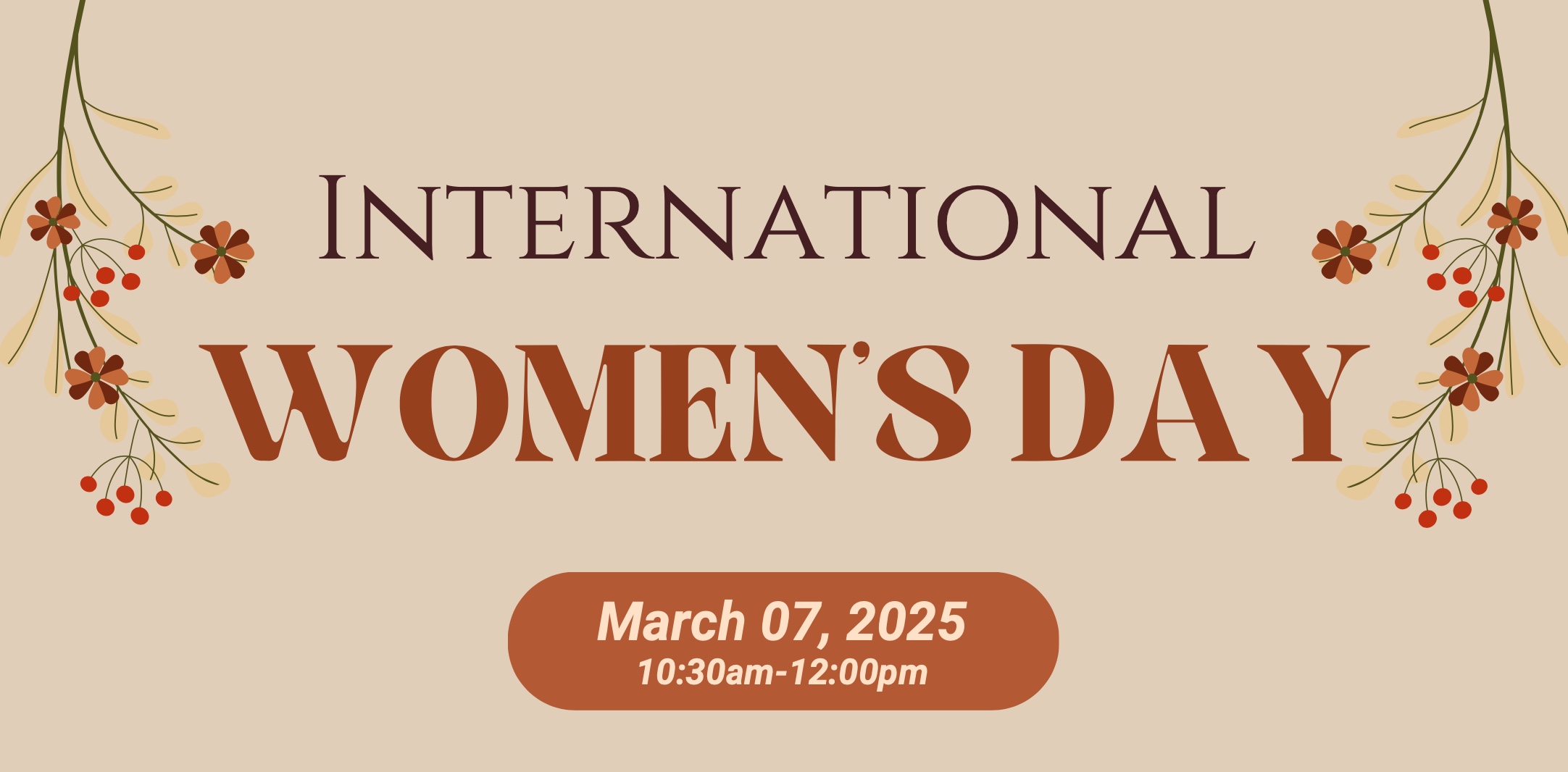 Celebrate International Women’s Day